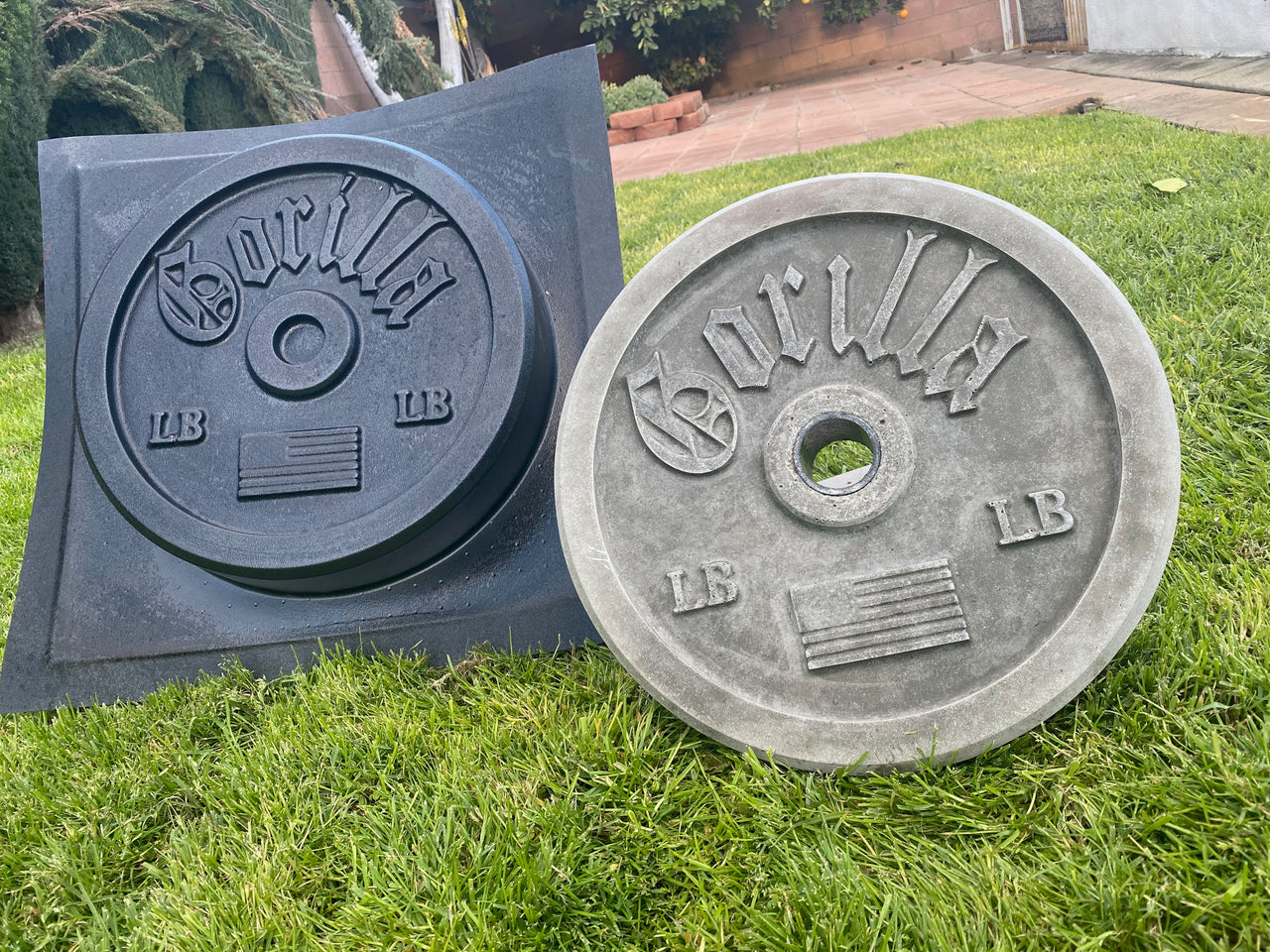 Gorilla Weight Molds Concrete weight Plates